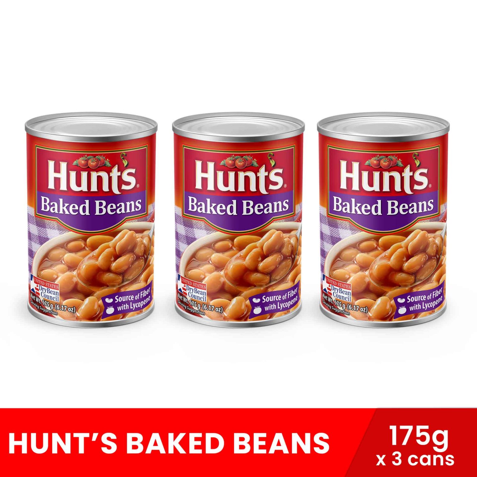 HUNT’S Baked Beans with Lycopene 175g x 3 cans – Biggrocer