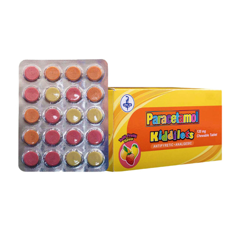 UNITED HOME Kiddilets 120mg Chewables x 20 tablets (For Children’s ...