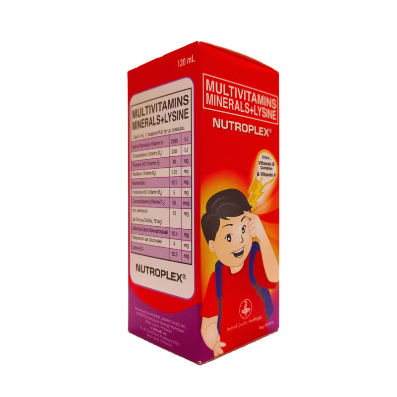 NUTROPLEX Multivitamins Syrup 120ml x 1 bottle – Biggrocer