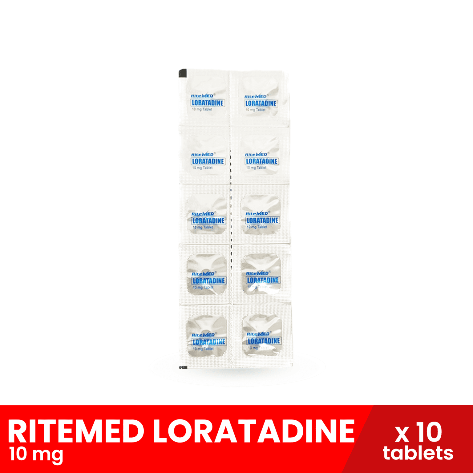 RITEMED Loratadine 10mg x 10 Tablets (Antihistamine) – Biggrocer