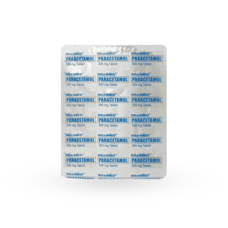 RITEMED Paracetamol 500mg x 20 tablets (Relief Of Minor Aches And Pains ...