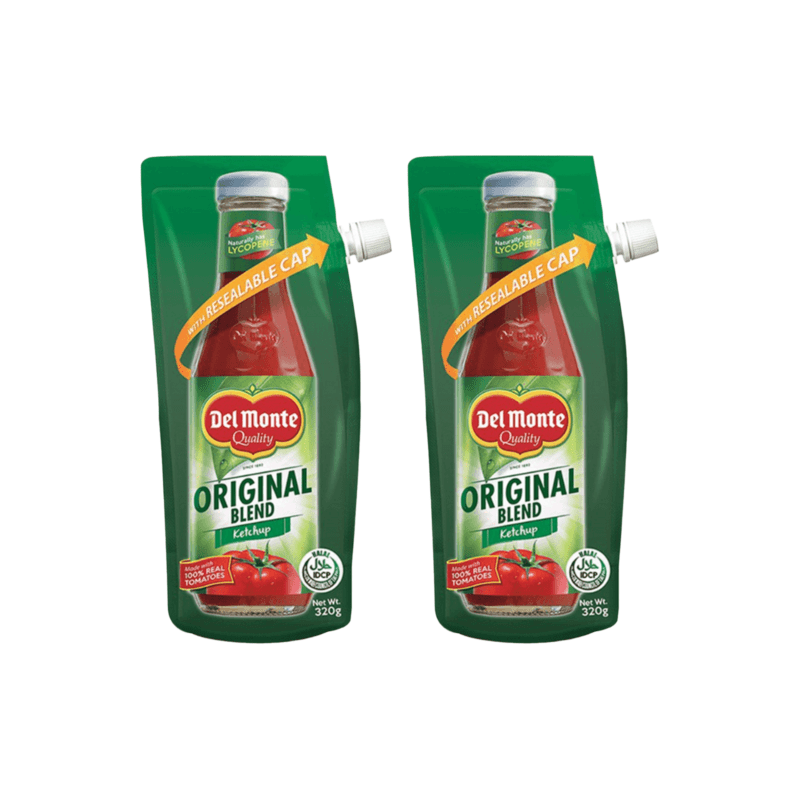 DEL MONTE Original Blend Ketchup 320g x 2 Pouches – Biggrocer