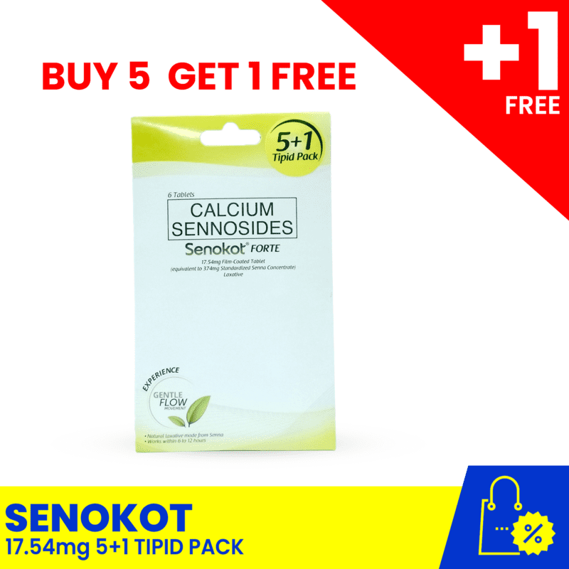 SENOKOT Forte17.54mg 5+1 Tipid Pack (For the Treatment of Constipation ...