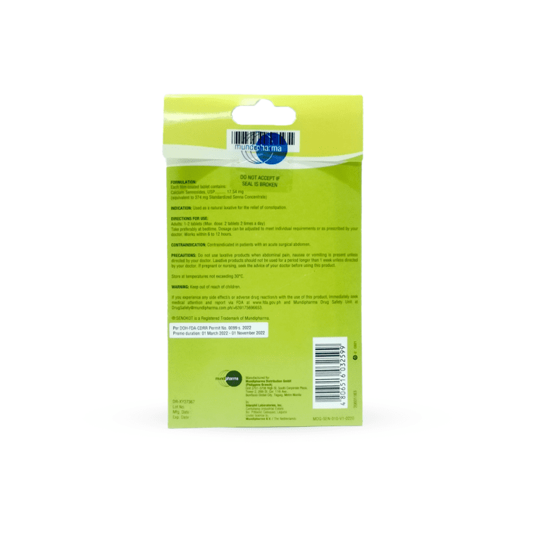 SENOKOT Forte17.54mg 5+1 Tipid Pack (For the Treatment of Constipation ...