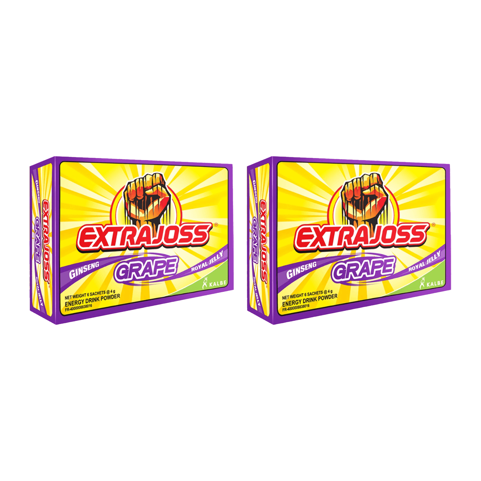 EXTRA JOSS Energy Drink Grapes 4g x 6 sachets x 2 packs – Biggrocer