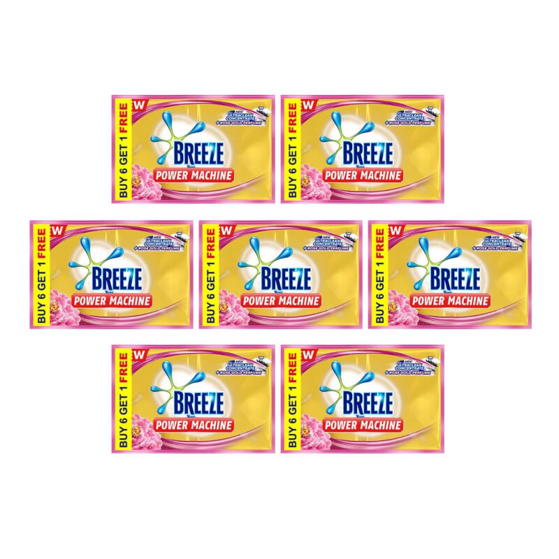 BREEZE Liquid Detergent with Rose Gold 60ml 6+1 Sachets – Biggrocer